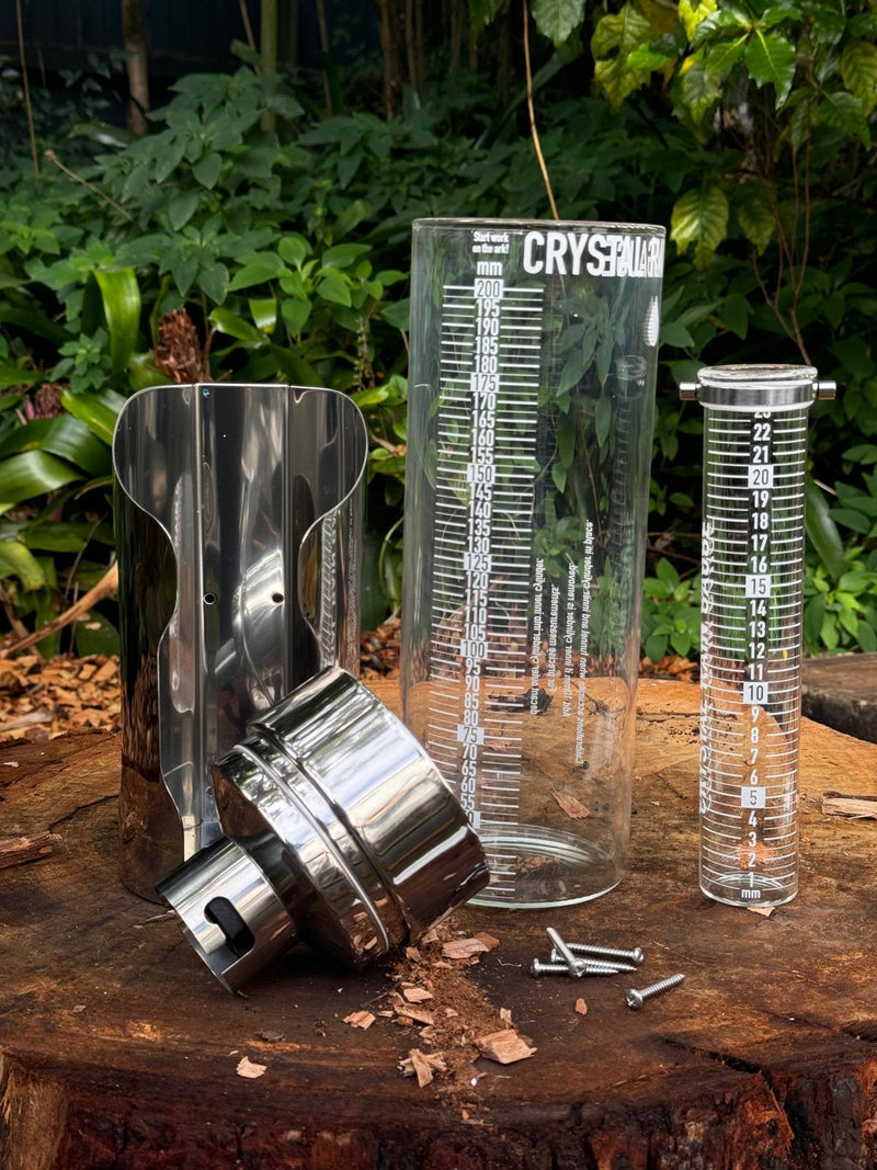 Crystal Rain Gauge™ - the touch rain gauge built for Australia.