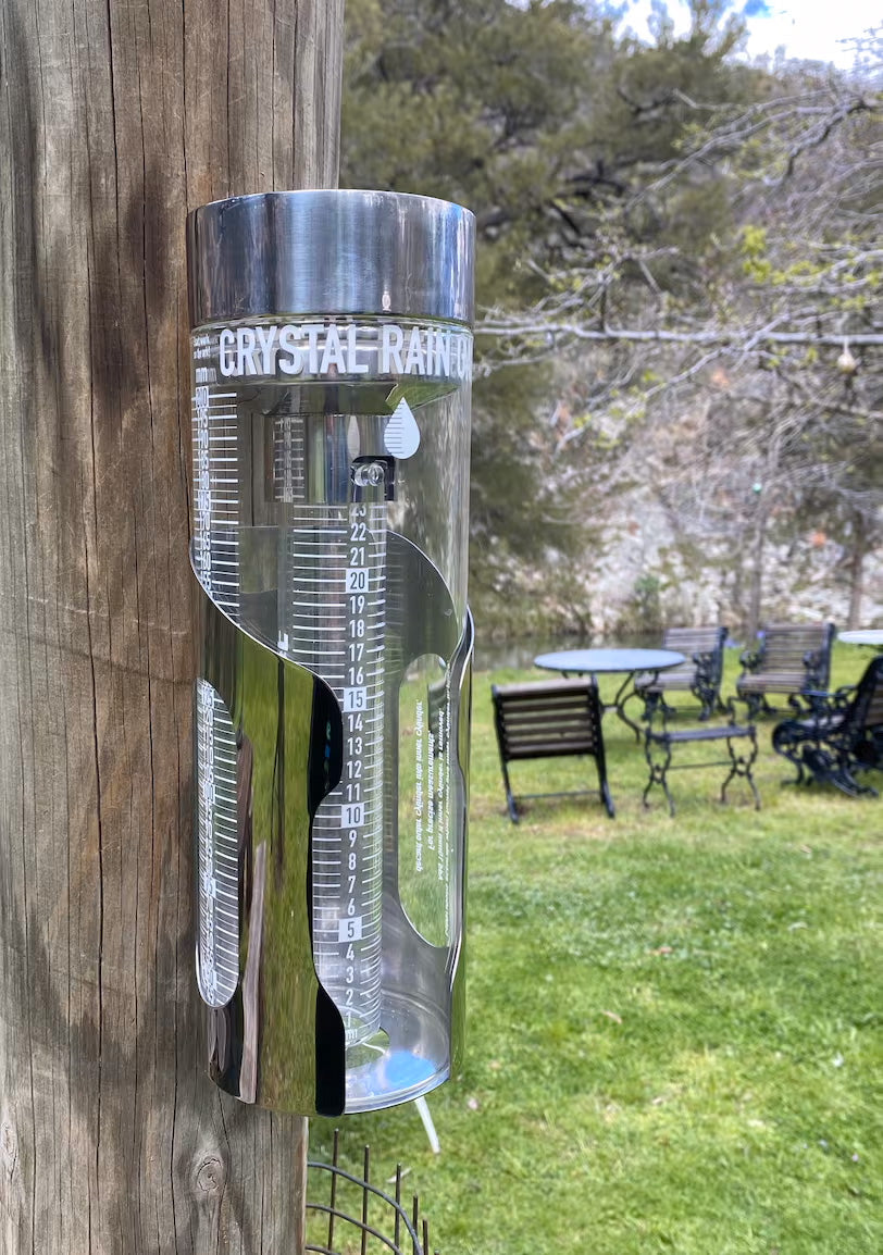 Crystal Rain Gauge™ - the touch rain gauge built for Australia.